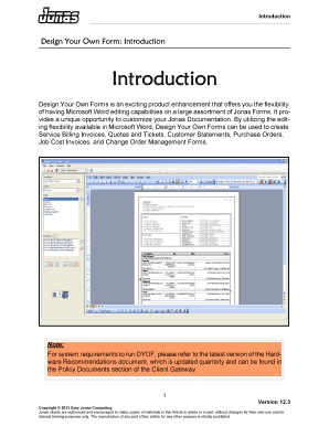 Fillable Online Design Your Own Form: Introduction Fax Email Print ...