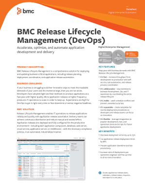 Fillable Online BMC Release Lifecycle Fax Email Print - pdfFiller