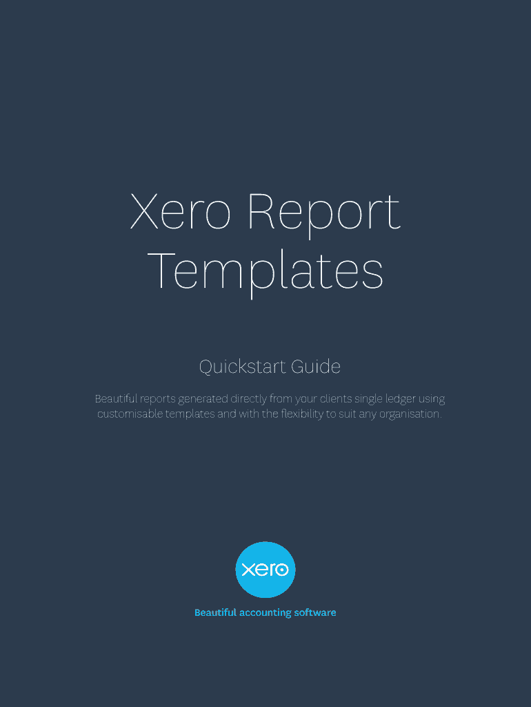 Fillable Online Xero Report Fax Email Print - pdfFiller