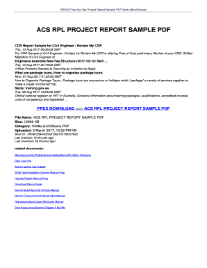 Fillable Online CDR Report Sample for Civil Engineer Review My CDR Fax ...