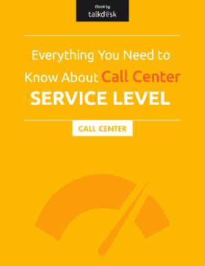 Fillable Online Everything you need to know about call center service ...