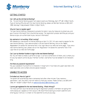 Fillable Online Internet Banking F Fax Email Print - pdfFiller