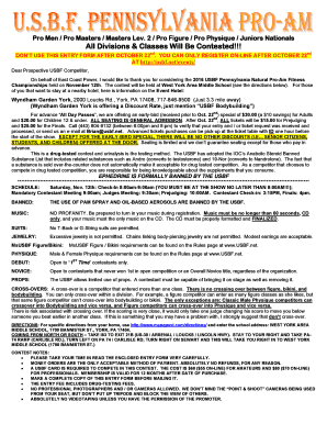 Fillable Online Pro Men / Pro Masters / Masters Lev Fax Email Print ...