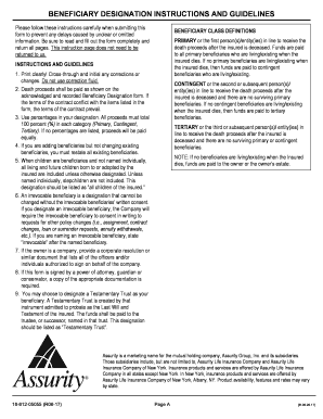 Fillable Online Contacts and Forms - AssureLINK, Assurity - Assurity ...