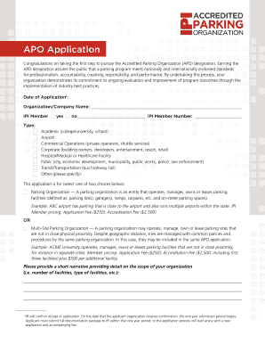 Fillable Online APO Application Fax Email Print - pdfFiller