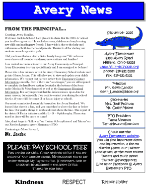 Fillable Online Avery News Fax Email Print - pdfFiller
