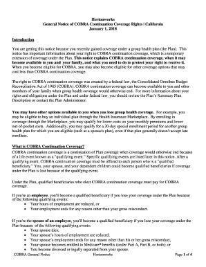 Fillable Online notice has important information about your right to ...