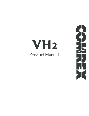 Fillable Online VH2 Manual Fax Email Print - pdfFiller