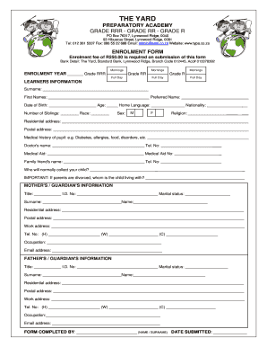 Fillable Online GRADE RRR - GRADE RR - GRADE R Fax Email Print - pdfFiller