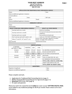 Fillable Online YOUR BEST ADDRESS Fax Email Print - pdfFiller