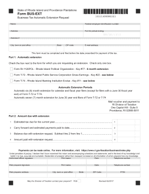 Fillable Online Form BUS-EXT Fax Email Print - pdfFiller
