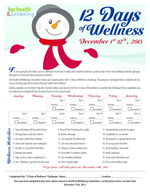 Fillable Online 12 Days Fax Email Print - pdfFiller