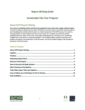 Fillable Online Report Writing Guide Fax Email Print - pdfFiller