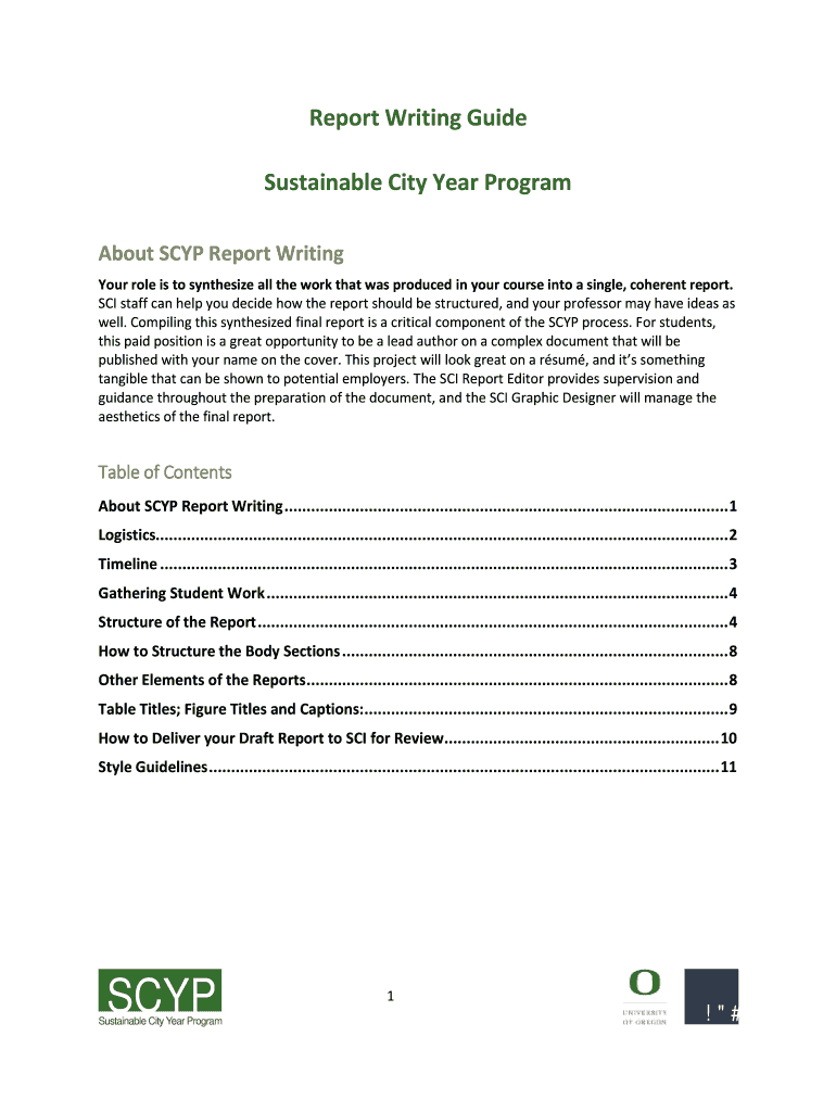 Fillable Online Report Writing Guide Fax Email Print - pdfFiller