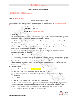 Fillable Online Full time employee contract Fax Email Print - pdfFiller