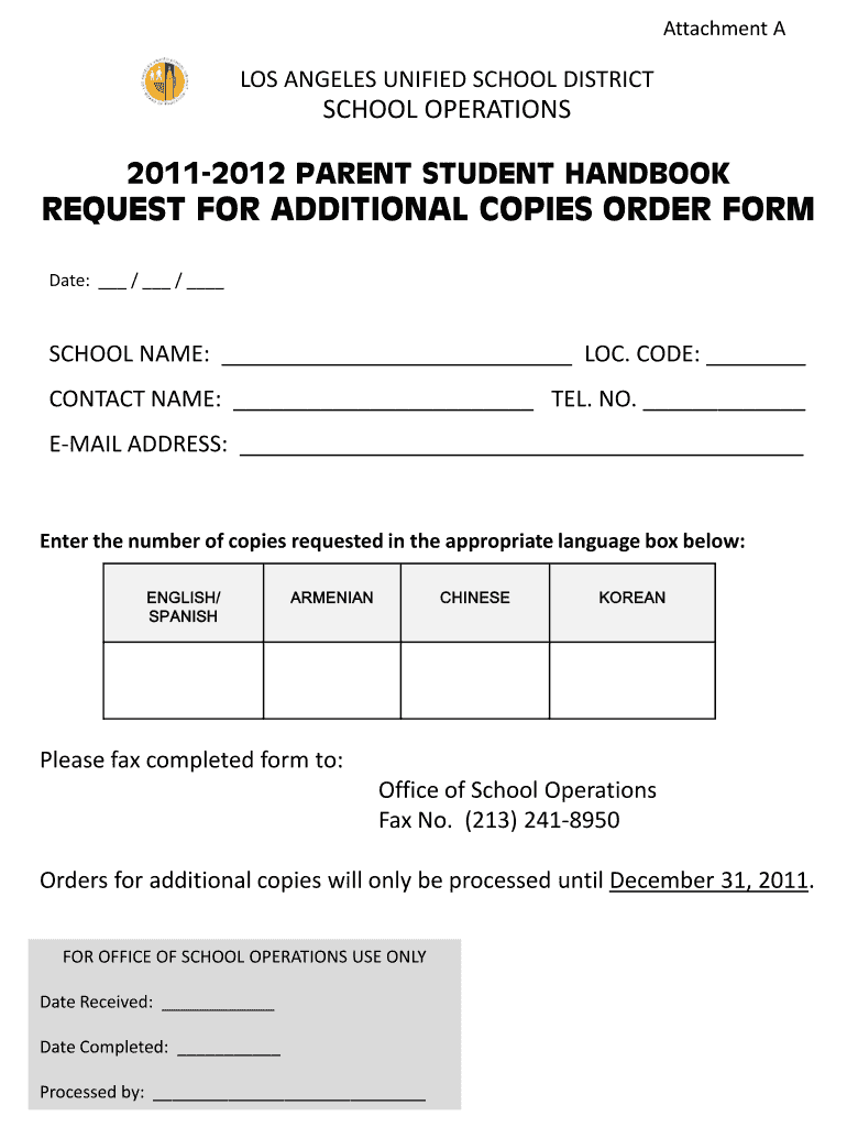 Fillable Online REQUEST FOR ADDITIONAL COPIES ORDER FORM Fax Email ...