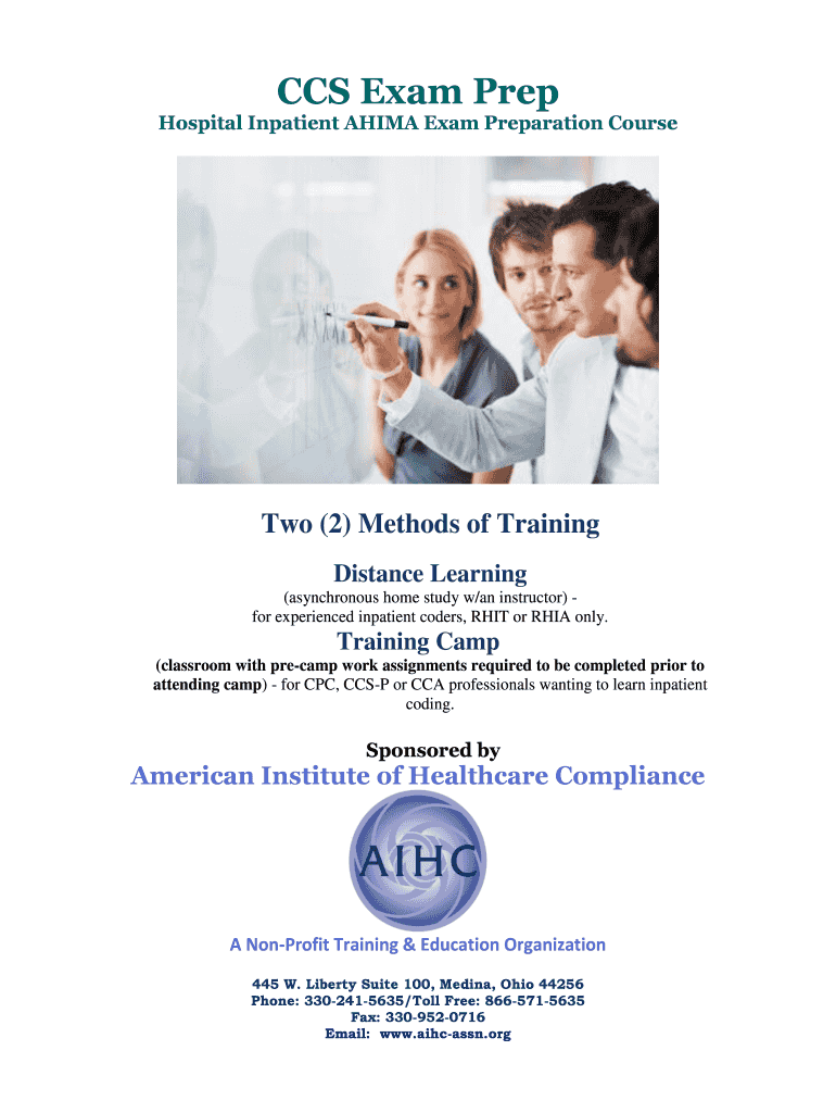 Fillable Online CCS Exam Prep Fax Email Print - pdfFiller