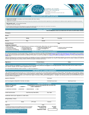 Fillable Online $3,200 per space Fax Email Print - pdfFiller