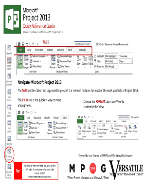 Fillable Online The TABS on the ribbon are organized to present the ...