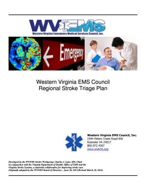 Fillable Online Western Virginia EMS Council Fax Email Print - pdfFiller
