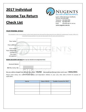 Fillable Online This checklist is for you to review, collect and submit ...