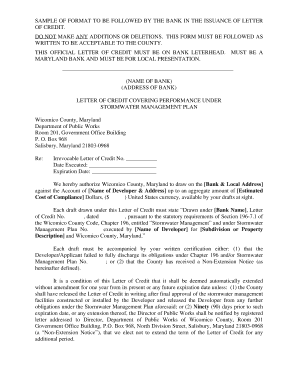 Fillable Online SAMPLE OF FORMAT TO BE FOLLOWED BY THE BANK IN THE ...