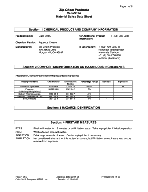 Fillable Online Calla 301A Fax Email Print - pdfFiller