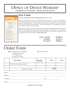 Fillable Online Pew Cards Fax Email Print - pdfFiller
