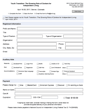 Fillable Online Youth Transition: The Growing Role of Centers for Fax ...