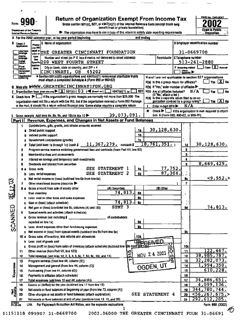 Fillable Online Under section 50l(e), 527, or 4947(a)(l) of the ...