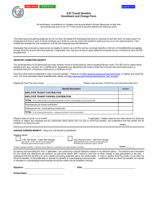 Fillable Online ILSI Transit Benefits Fax Email Print - pdfFiller