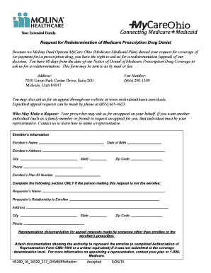 Fillable Online Prior Authorization Request Form - Molina Healthcare ...