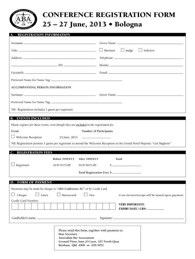 Fillable Online Preferred Name for Name Tag: Fax Email Print - pdfFiller