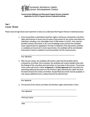 Fillable Online Application for STEP 3 Program Director Credential ...