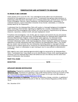 Fillable Online VERIFICATION AND AUTHORITY TO RELEASE Fax Email Print ...