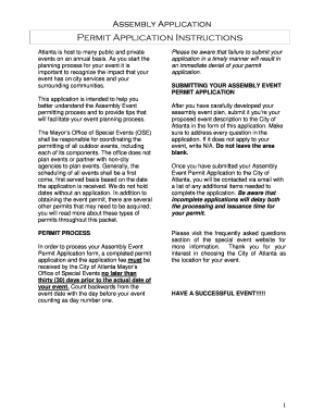 Fillable Online Assembly Application Fax Email Print - pdfFiller