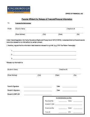 Fillable Online Financial Aid Administrator Fax Email Print - pdfFiller