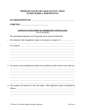 Fillable Online GUARDIANSHIP OF: Fax Email Print - pdfFiller