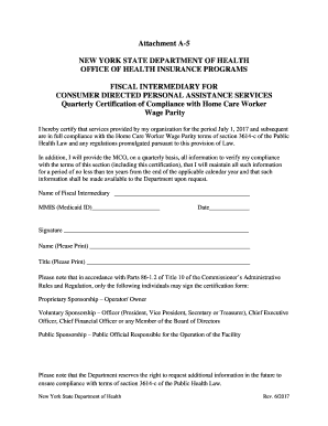 Fillable Online Attachment A-5 Fax Email Print - pdfFiller