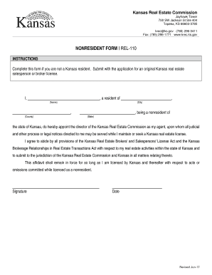 Fillable Online NONRESIDENT FORM REL-110 Fax Email Print - pdfFiller