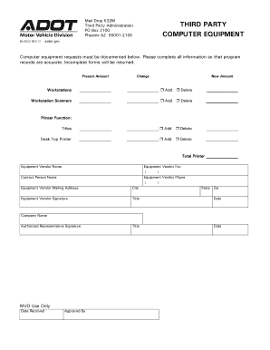 Fillable Online Computer equipment requests must be documented below Fax Email Print - pdfFiller