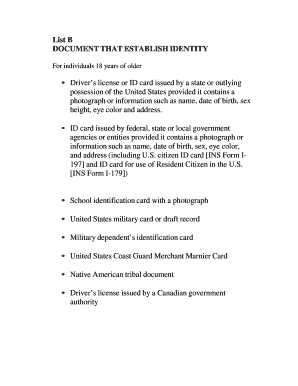 Fillable Online DOCUMENT THAT ESTABLISH IDENTITY Fax Email Print ...
