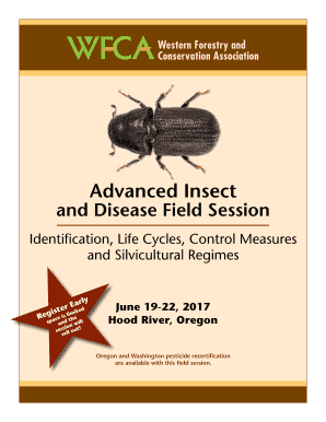 Fillable Online Advanced Insect Fax Email Print - pdfFiller