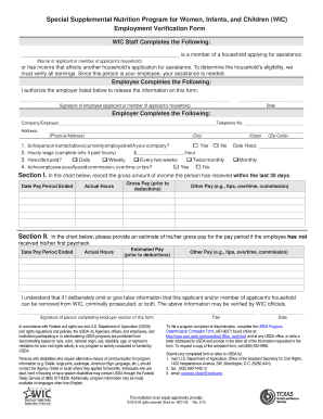 Fillable Online Special Supplemental Nutrition Program for Women ...