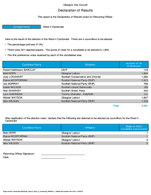 Fillable Online Glasgow City Council City Ward Factsheets 2017 Ward 9 ...