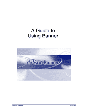 Fillable Online Using Banner Fax Email Print - pdfFiller