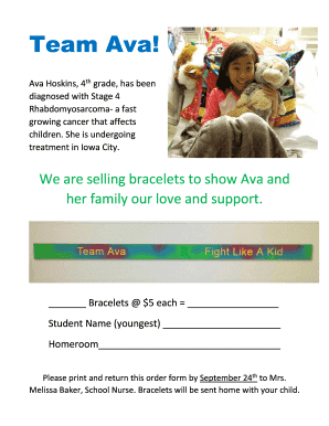 Fillable Online Team Ava Fax Email Print - pdfFiller