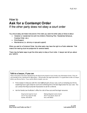 Fillable Online Ask for a Contempt Order Fax Email Print - pdfFiller