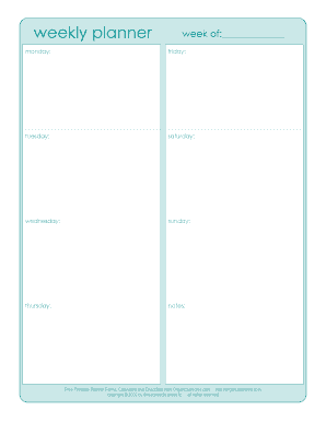 Fillable Online monday: Fax Email Print - pdfFiller