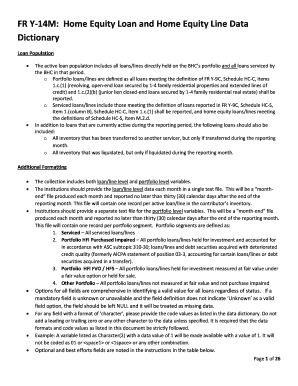 Fillable Online FR Y-14M: Home Equity Loan and Home Equity Line Data ...
